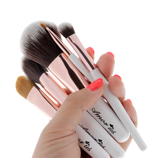 Set Mini Brochas 5 Pcs Amor Us - Miami Beauty Hn